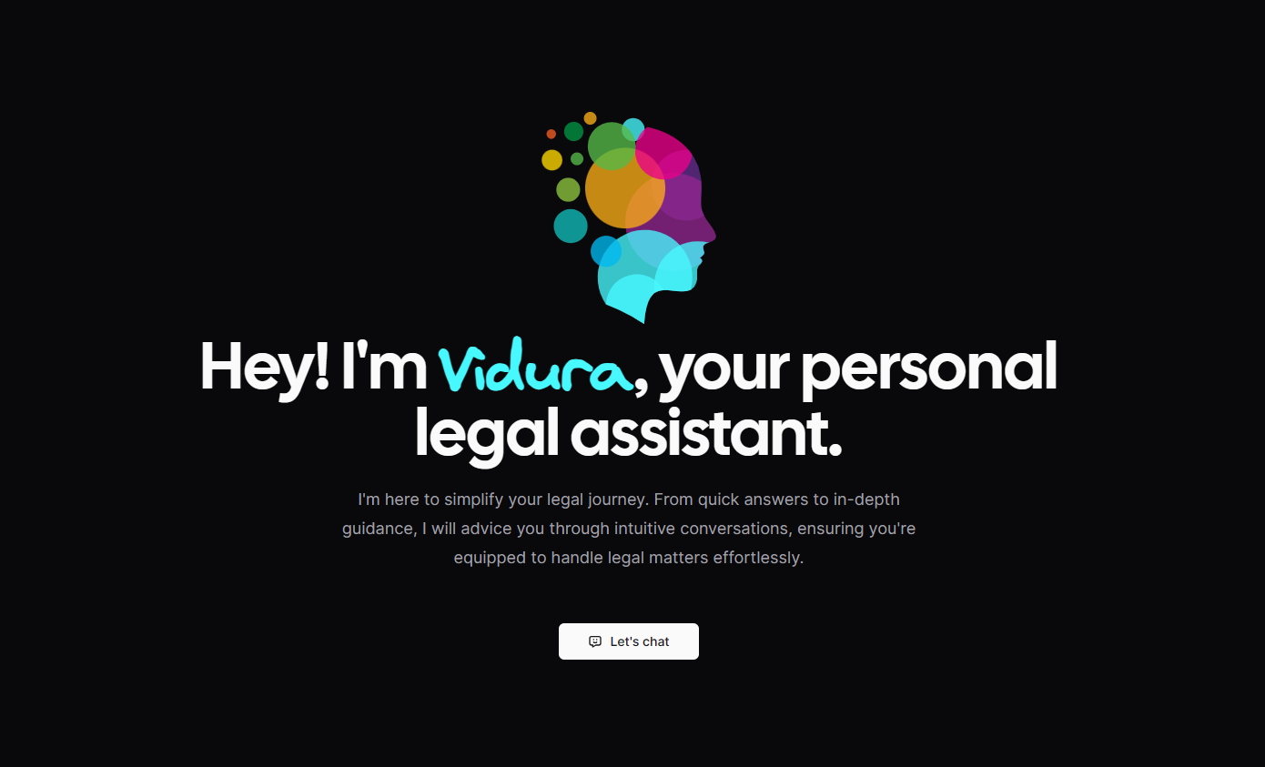 Vidura - Your Personal Legal Assistant | Simplify Legal Matters
